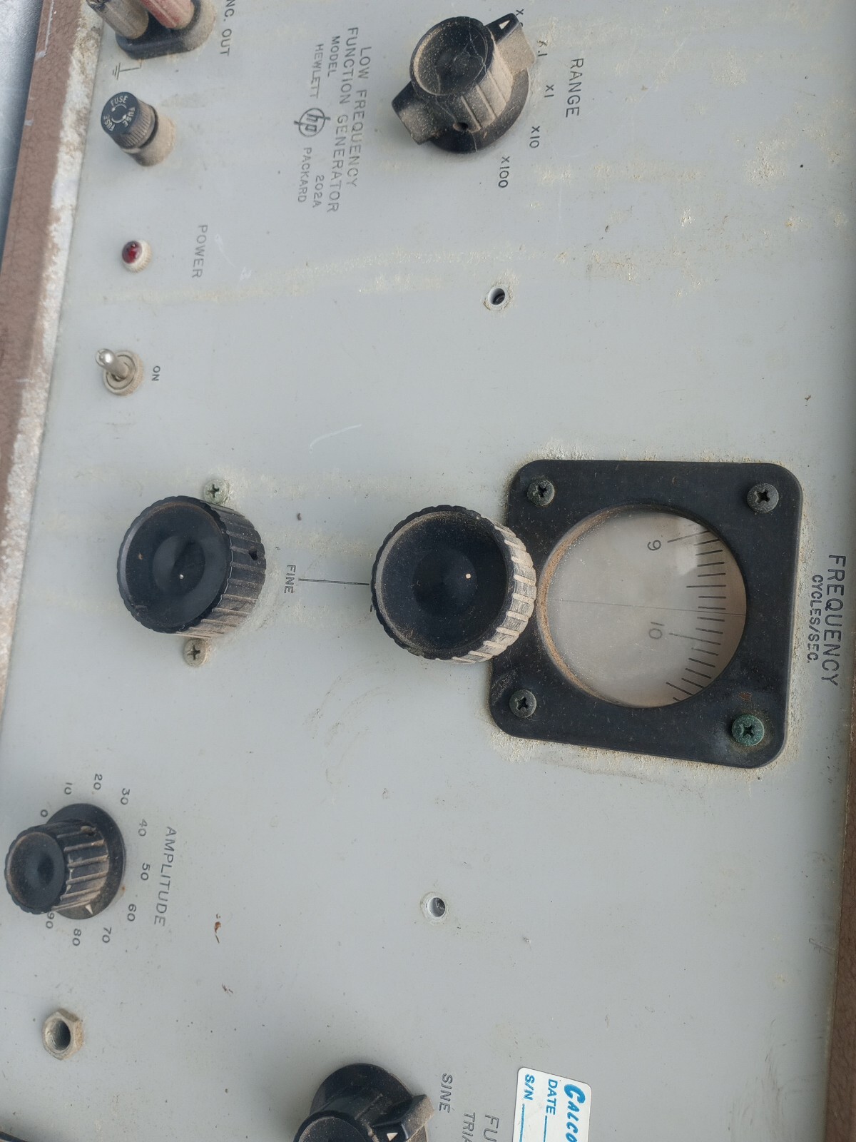 Hp Low Frequency Function Generator Model 202a | eBay