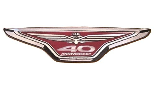14" 40th ANNIVERSARY GOLDWING PATCH (PS-3351-40GW14) - BRAND NEW! | eBay