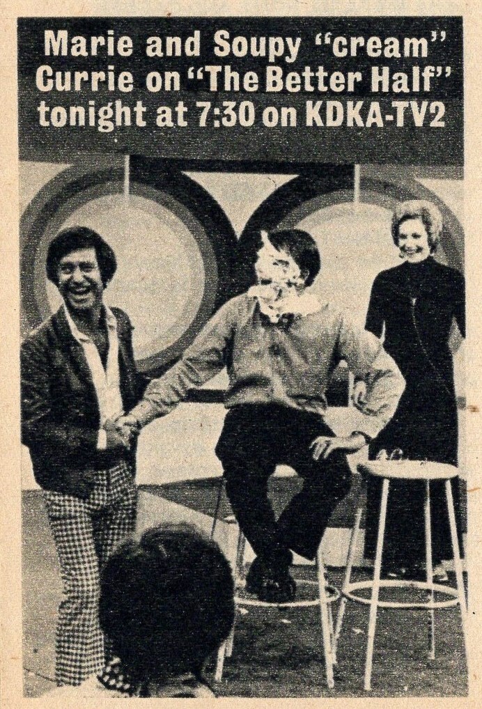 1973 KDKA TV AD SOUPY SALES MARIE TORRE & BILL CURRIE THE BETTER HALF ...