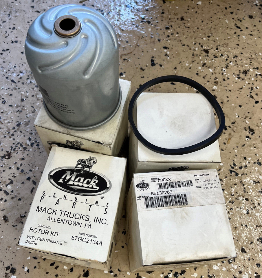 Genuine MACK PARTS CENTRIMAX II FILTER KIT 236GB244B 57GC134A, 7 ...