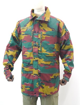 NEW Belgian Army M90 Jigsaw Camo Field Jacket Camouflage Military Coat ...
