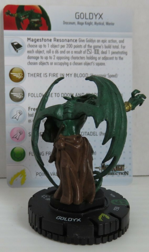 2013 GOLDYX #014 WHIZKIDS HEROCLIX MAGE KNIGHT MINIATURE FIGURE ...