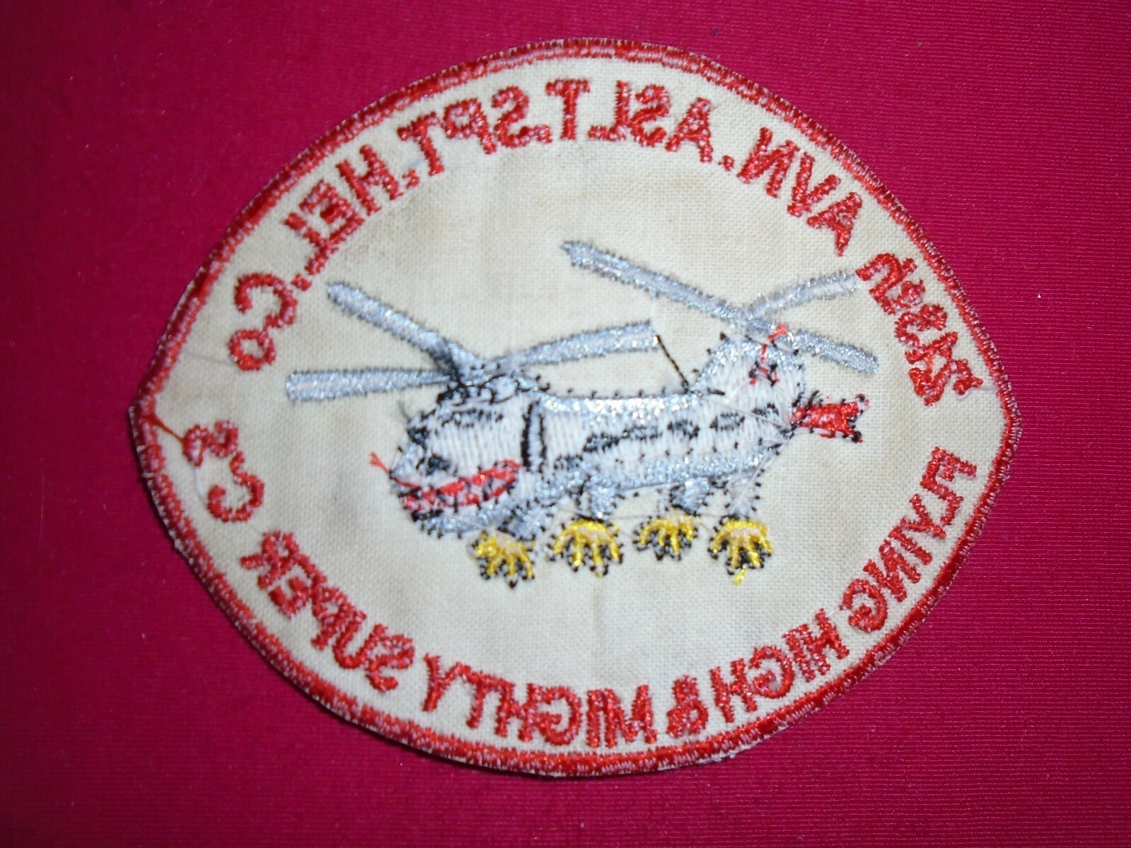 US 213th AVIATION ASSAULT SUPPORT HELICOPTER Company Vietnam War Patch ...