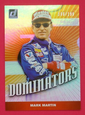 2020 Donruss Mark Martin 166/199 Dominators Holographic #10 | eBay