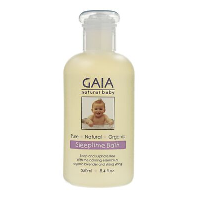 GAIA NAT BABY SLEEP BWSH 250ML NATURAL TIME WASH - SLEEPTIME BATH BODY ...