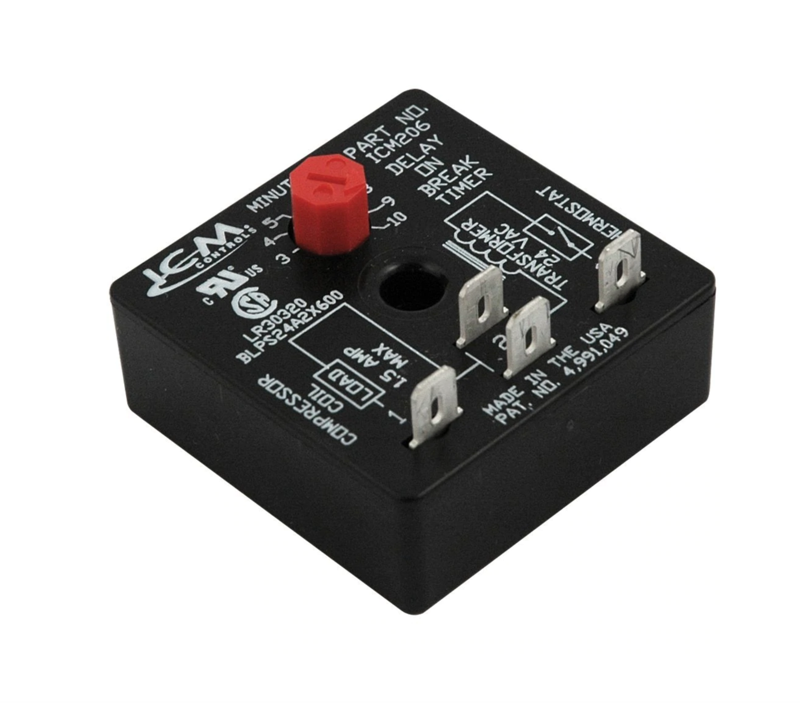 NEW ICM206 Delay on Break Timer Adjustable Time LR30320 Time-delay ...