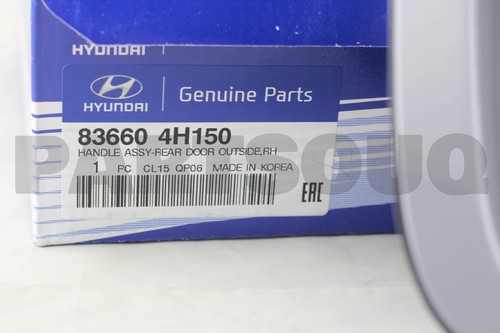 836604H150 Genuine Hyundai / KIA HANDLE ASSY-RR DR O/S RH | eBay