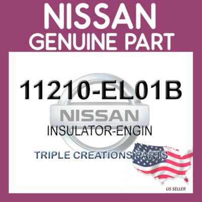Genuine Nissan 11210-EL01B Insulator Engine Mounting RH 11210EL01B OEM ...