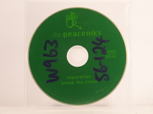 THE PEACENIKS SEPARATION/BREAK THE CHAIN (X4) 2 Track CD Single along ...