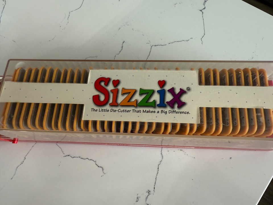 Sizzix Sizzlits Bounce Alphabet Font Number & Symbols Die Set w ...