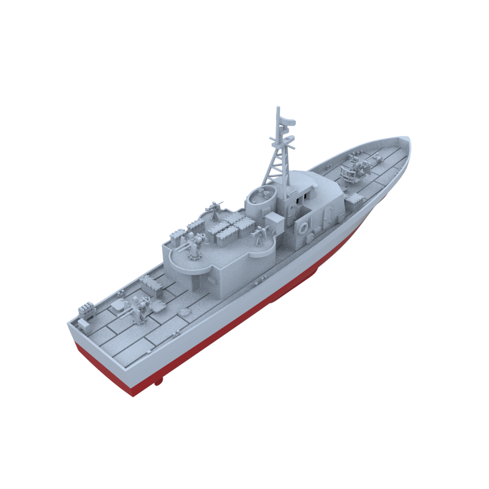 SSMODEL 1/72 Military Model USN PGM-59 Class Kim Qui (HQ 605) Full Hull ...