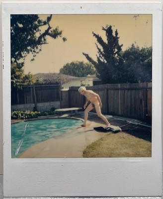 Nude Tattooed Man Swimming Pool Gay Int Vtg Polaroid Snapshot Photo 1970s | eBay