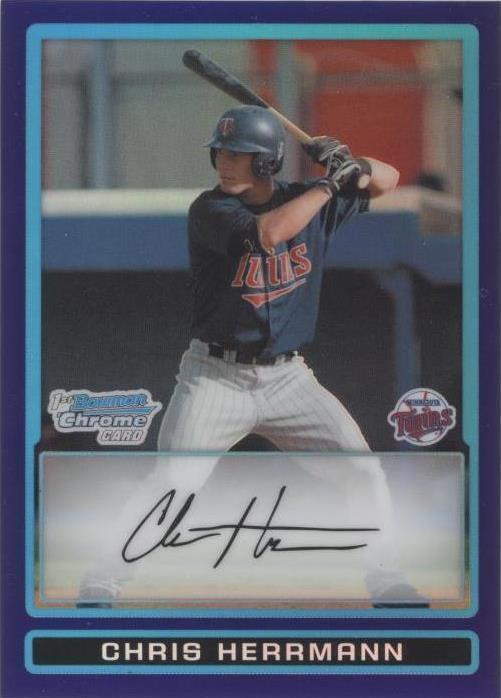 2009 Bowman Draft Picks & Prospects - Prospects Chrome Chris Herrmann # ...