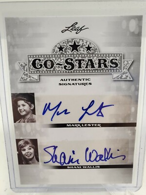 2013 Leaf Pop Century Mark Lester/Shani Willis AUTOGRAPH🔥Co-Stars🔥 ...