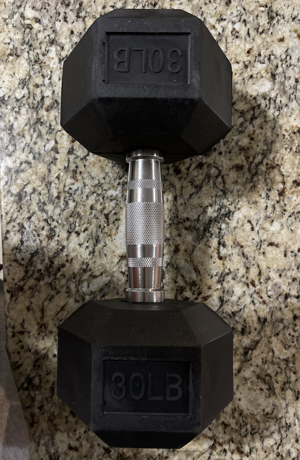 30LB Dumbbell - Workout Weights - Heavy Duty RUBBER WEIGHTS | eBay
