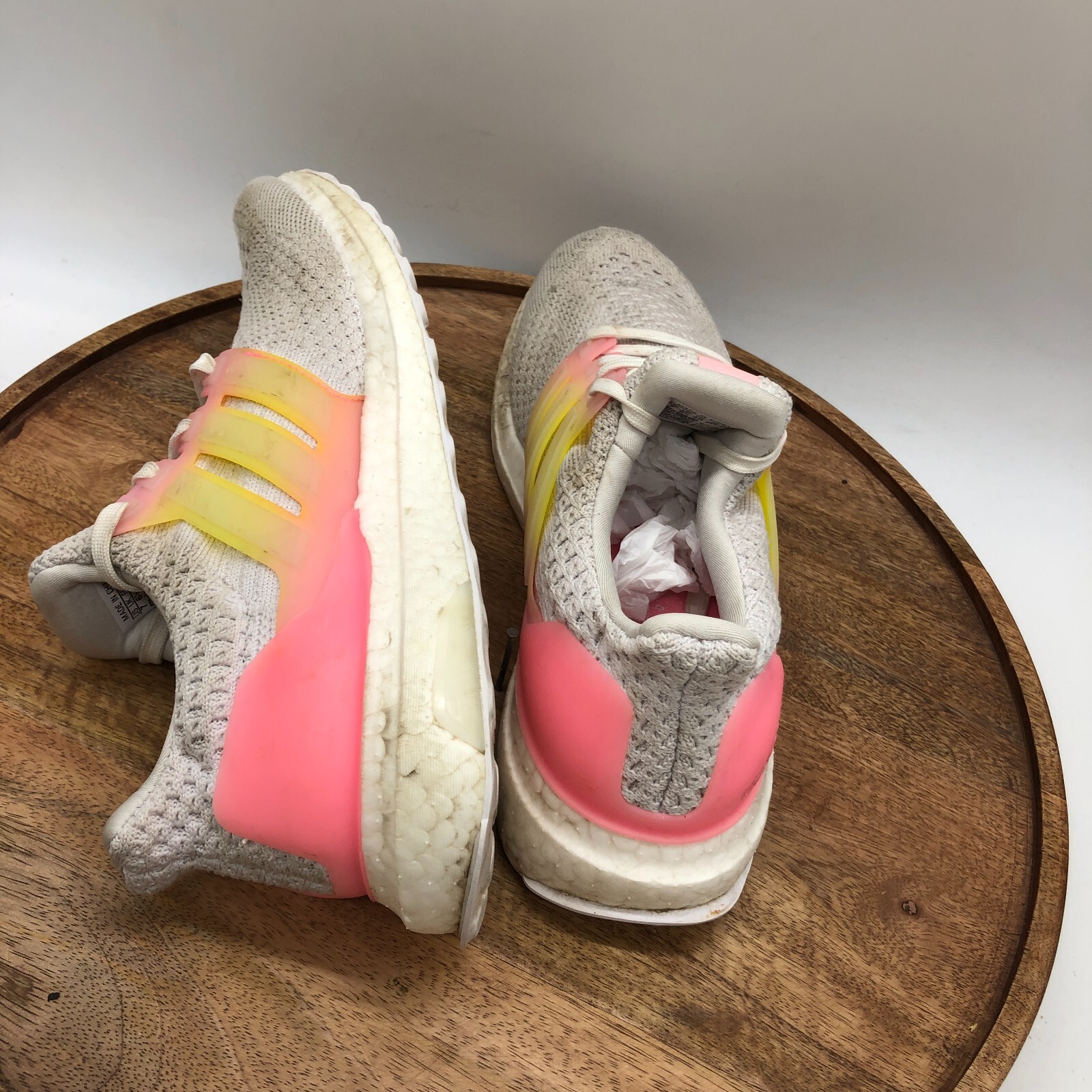 Adidas Ultraboost 5.0 DNA Shoes Size 7Y Womens 8 White/Pink Shoes ...