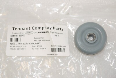 TENNANT NOBLES 630477 POLYURETHANE MOLDED WHEEL SQUEEGEE SCRUBBER 5500 ...