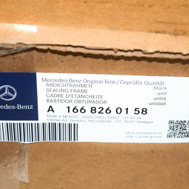 Mrcedes BENZ GLE C292 Front Left Headlight Seal Frame A1668260158 ...