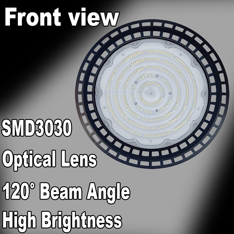 Round LED Shop Light 300W Factory Warehouse Commercial Light Fixtures 2 ...