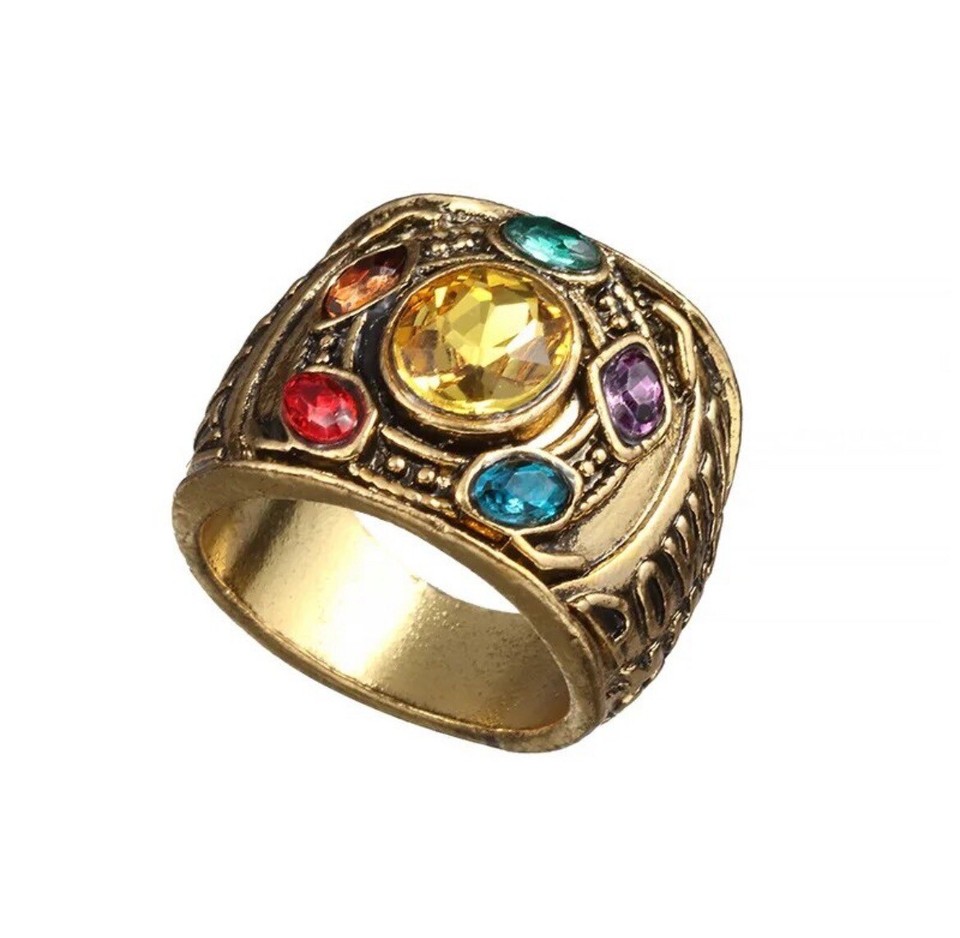 Thanos Superhero Glove Steel Cosplay Metal Ring | eBay