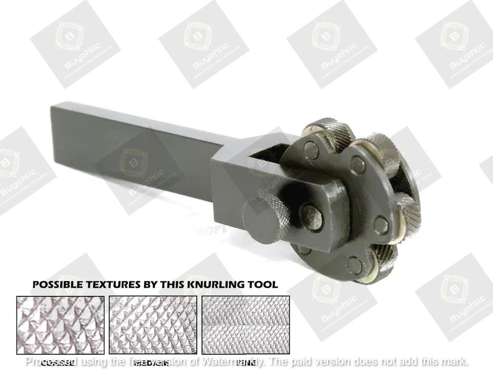 6 Knurls Rotating Head Knurling Tool -Multi Knurl Pitch Design | eBay