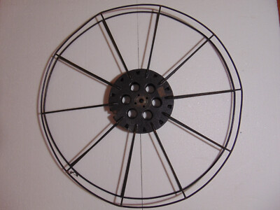 BIG Empty 35mm Film Reel Metal 25" Movie Take Up 64cm vintage spool ...