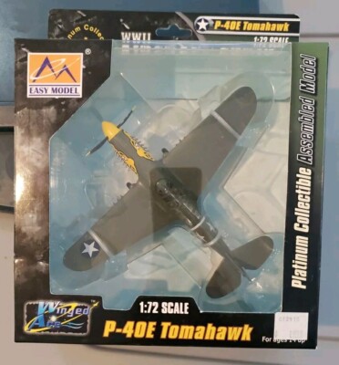 NEW MRC Easy Model Airplane Item # 37273 P-40E Tomahawk 1:72 | eBay