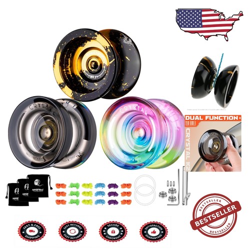 Ultimate Yoyo Kit: 3 Dual-Purpose Yoyos with Responsive/Unresponsive ...