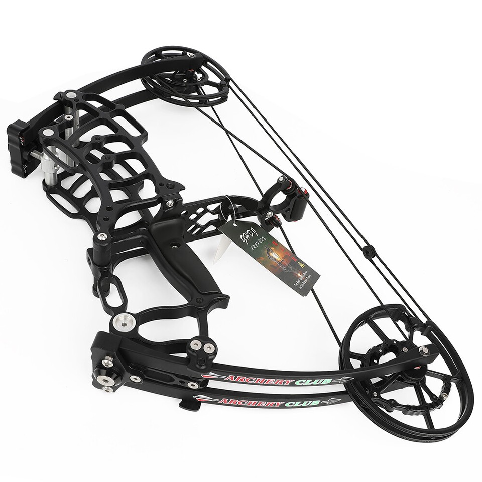 Compound Bow Short Axis 30-60lbs Dual-use Steel Ball Arrow Hunting ...
