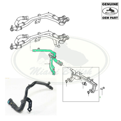 LAND ROVER ENGINE COOLANT HOSE LR4 RANGE SPORT 10-13 LR031393 OEM | eBay