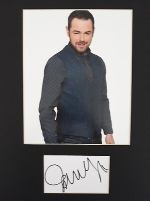 DANNY DYER AUTOGRAPH SIGNED CARD (10" X 8" PHOTO) (EASTENDERS) COA 55 ...
