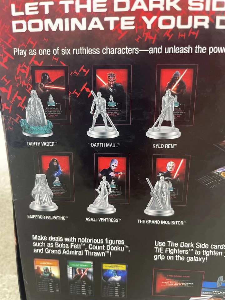 Disney Star Wars Monopoly Dark Side Edition Board Game- New | eBay