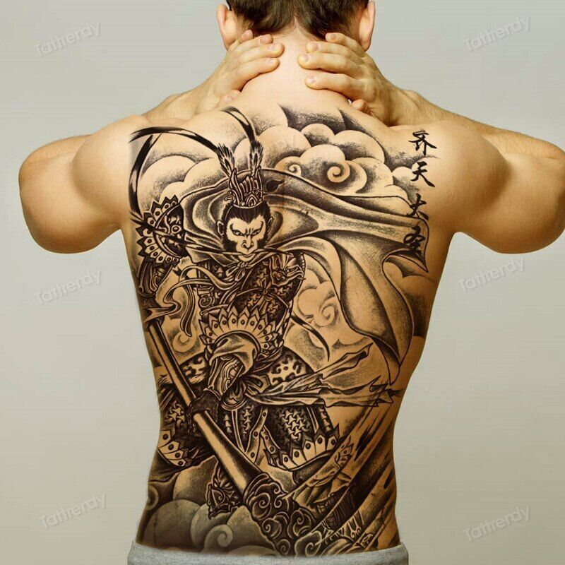 3d Full Back Tattoo