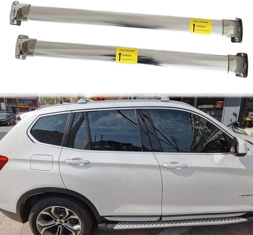 Stainless Steel Roof Rail Rack Cross Bar Crossbar Fit for BMW X3 F25 ...