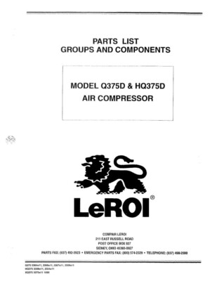 Air Compressors - Leroi Compressor