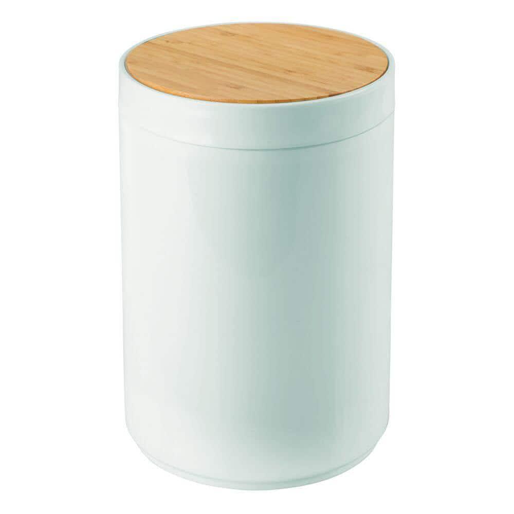 Unbranded Trash Can 10.6"x7.1" Mint Green Plastic Circular+Swinging ...