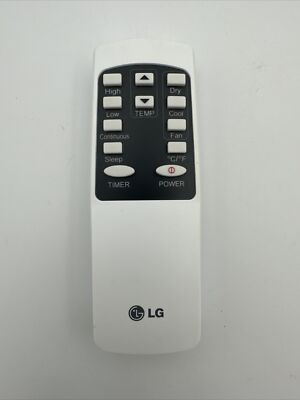 LG Fan Remote Temperature With Timer - White Heater Air Condition AC ...