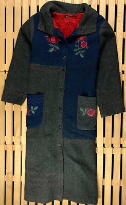 Womens Coat Jacket Gudrun Sjoden Size XL Wool | eBay