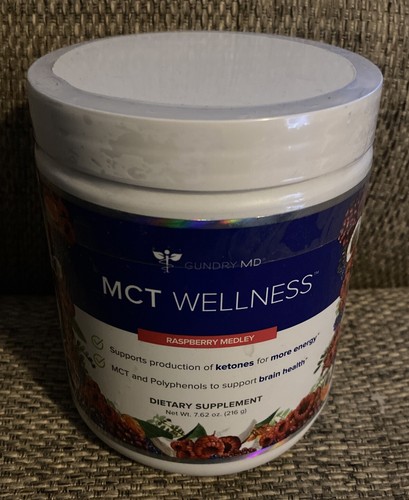 MCT WELLNESS GUNDRY MD Raspberry Medley. KETONES ENERGY . SEALED 6/2026 ...