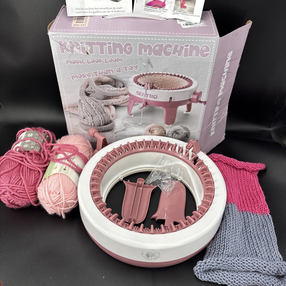 Sentro Knitting Machine 40 Needles Magic Loop Loom | eBay