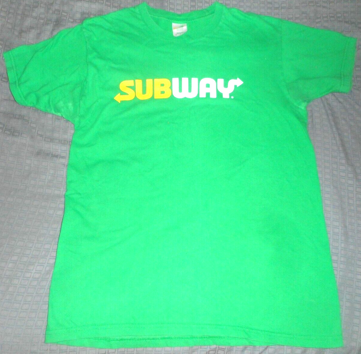 Subway Official Classic Spell Out Logo Men's Green Sh… - Gem