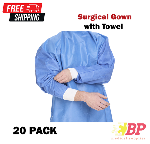 Cardinal Health 9545 Non-Reinforced Surgical Gown with Towel X-Large ...