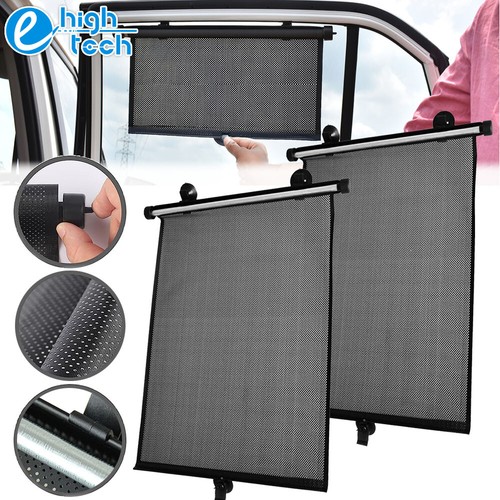 Retractable Car Side Window Shade Baby Sun Shield Cover Roll Curtain ...