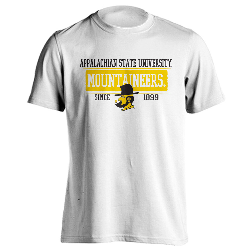 Appalachian App State Mountaineers Since 1899 Yosef Logo Short Sleeve T ...