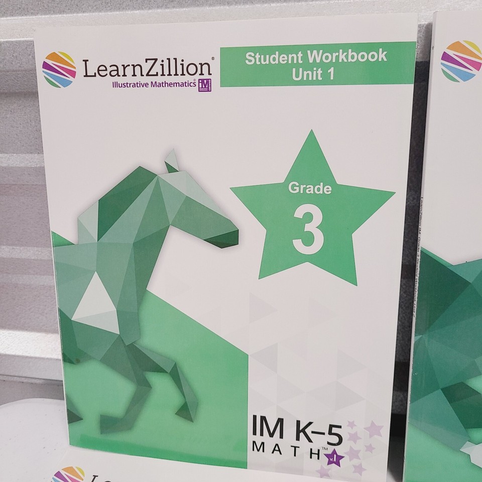 Grade 3 Student Workbooks Units 1-8 Learn Zillion Illustrative ...