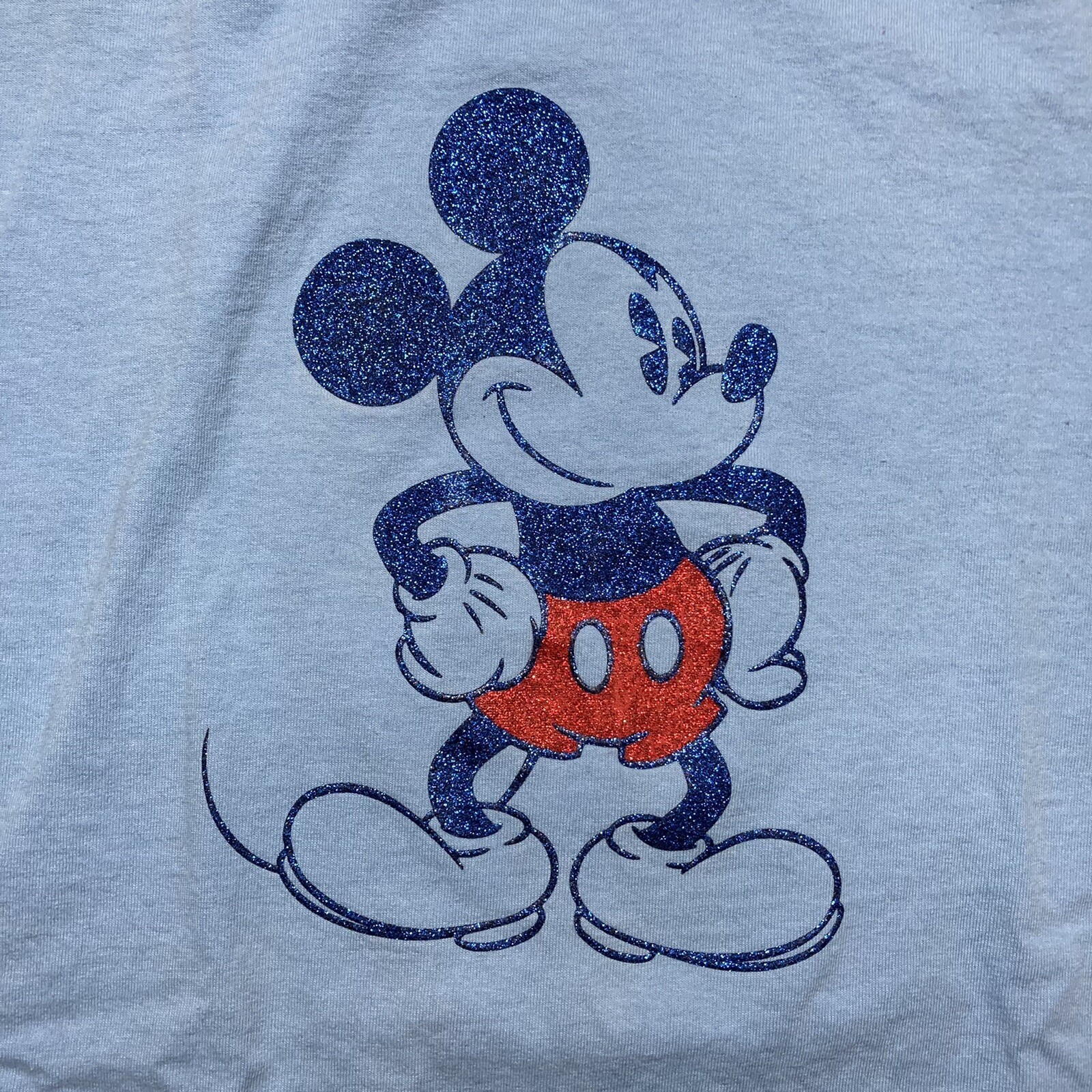 VINTAGE Disney Mickey Mouse Glitter Sparkle 00s t-shi… - Gem