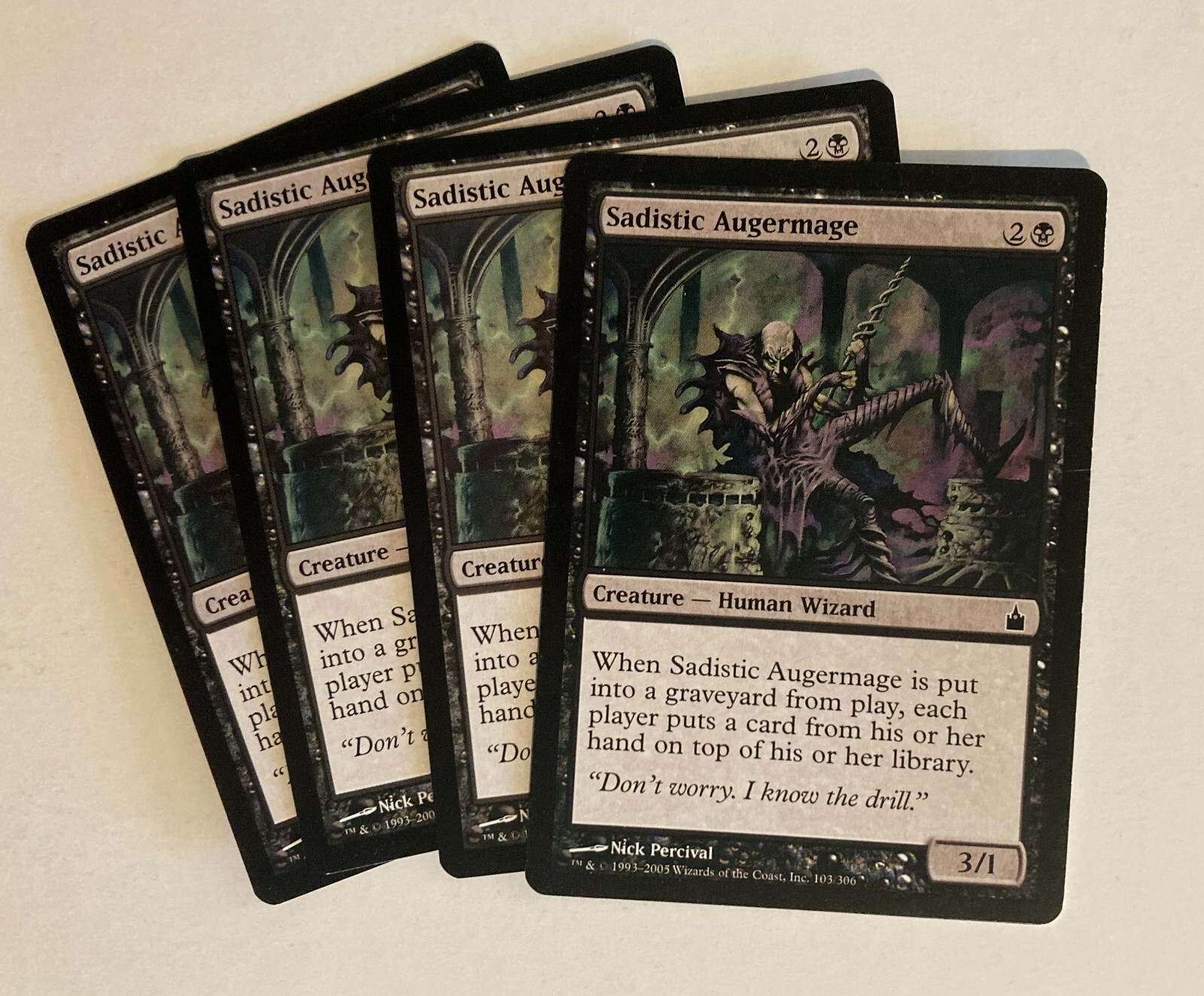 Sadistic Augermage (4) Ravnica City of Guilds NM MTG Magic the Gathering | eBay