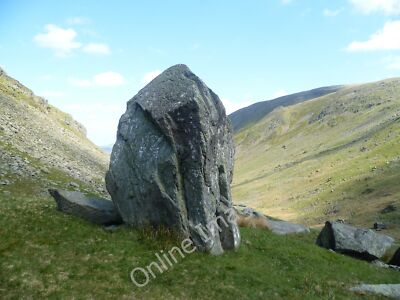 Photo 12x8 The Kirk Stone St Raven's Edge Looking down the pass from ...