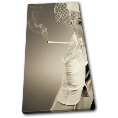 Smoking Retro Vintage SINGLE TOILE murale ART Photo Print | eBay