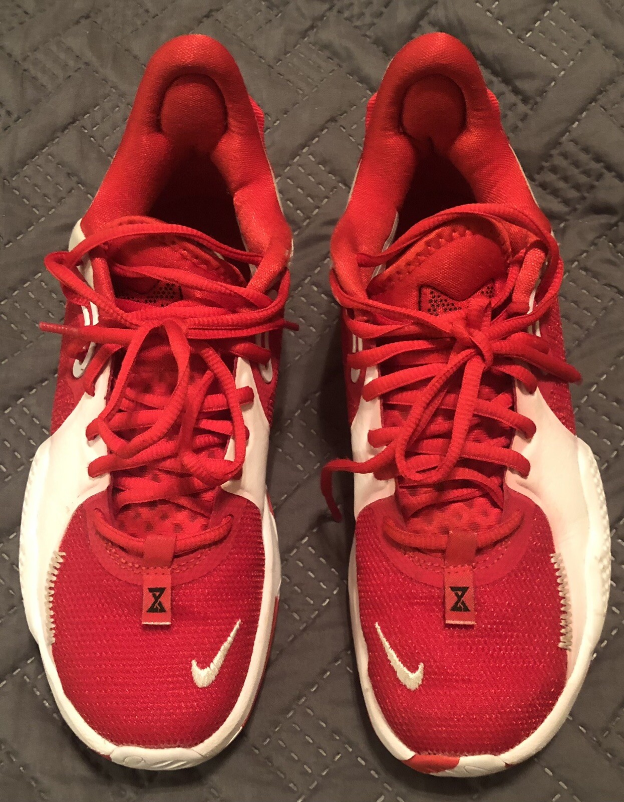 NIKE Tennis Shoes Paul George University Red White DA… - Gem